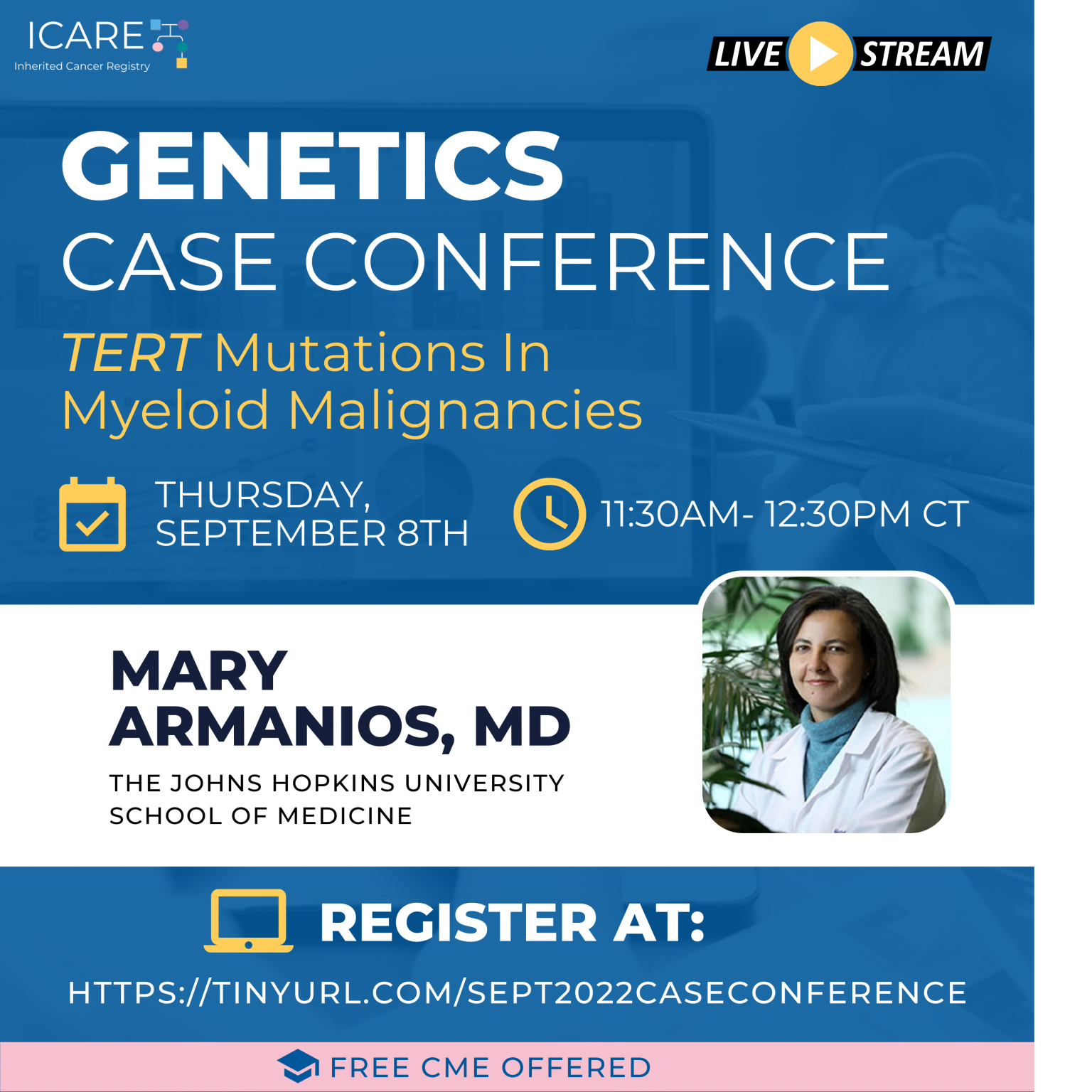 ICARE Social Media Post September 2022 September ICARE Genetics Case ...