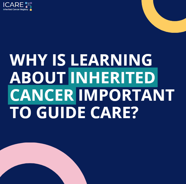 ICARE Social Media Post February 2023 Why is learning about inherited ...